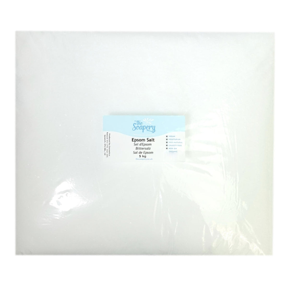 Buy Epsom Salt UK | Pure Magnesium Sulfate | TheSoapery