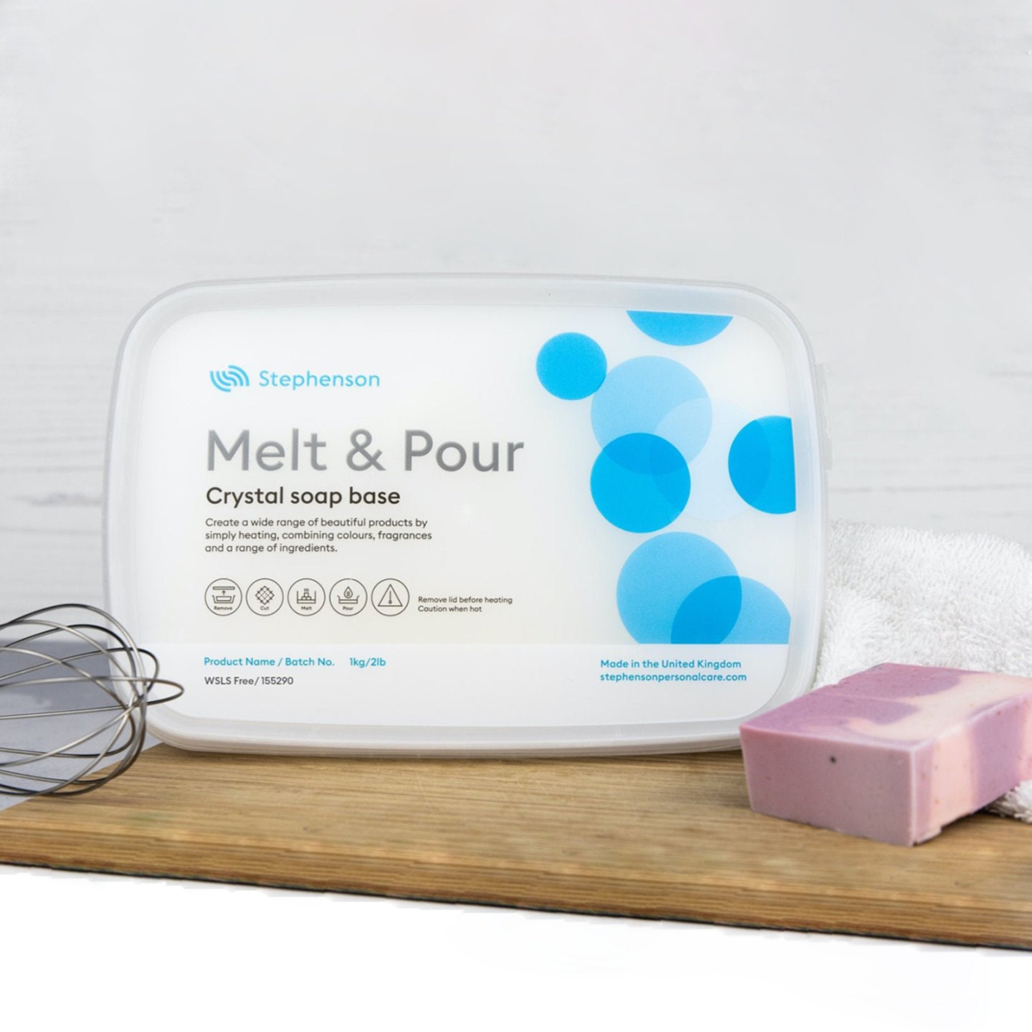 Opaque White Melt and Pour Soap Base - SLS Free