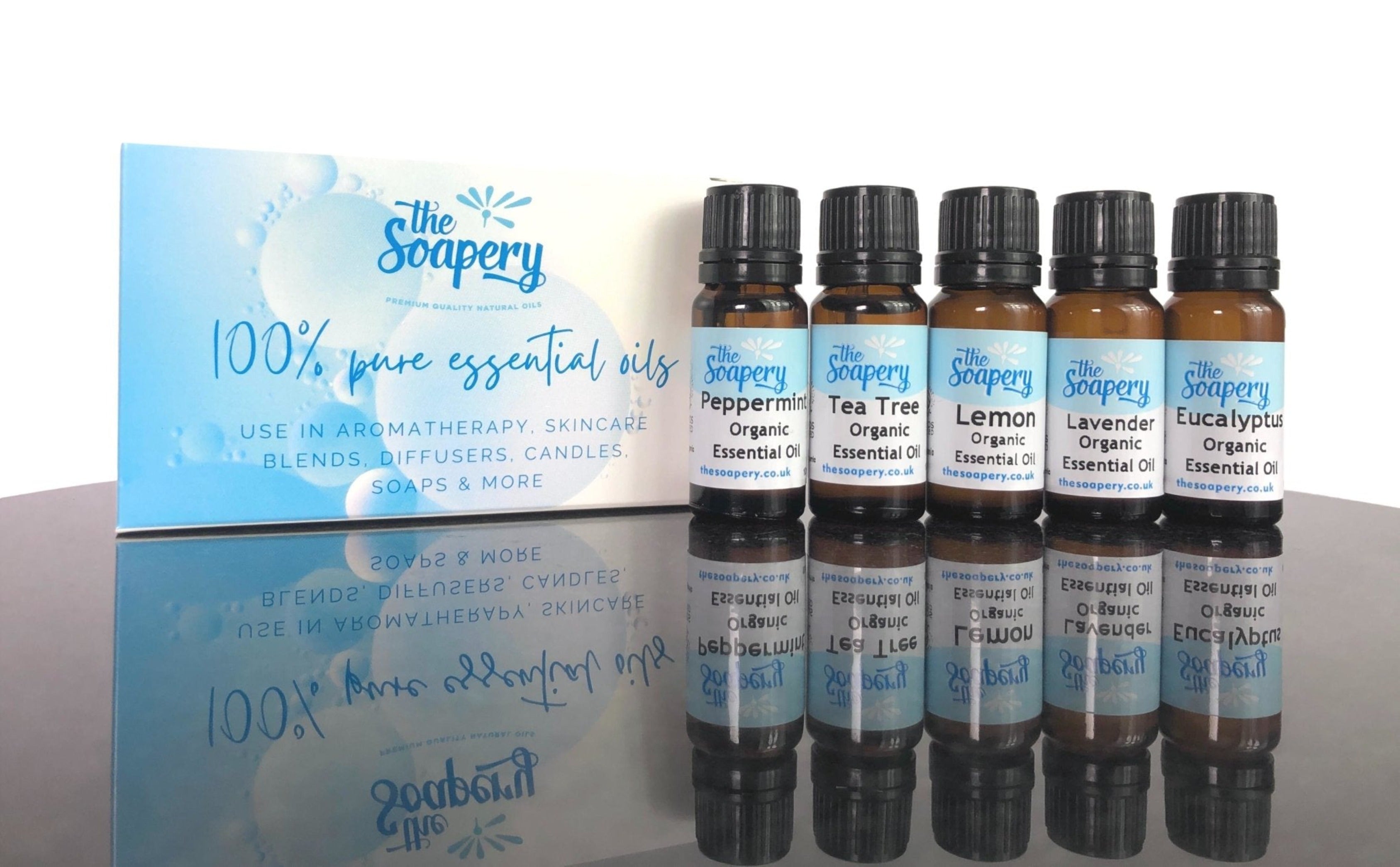Organic Favourites Essential Oil Gift Set | The Soapery